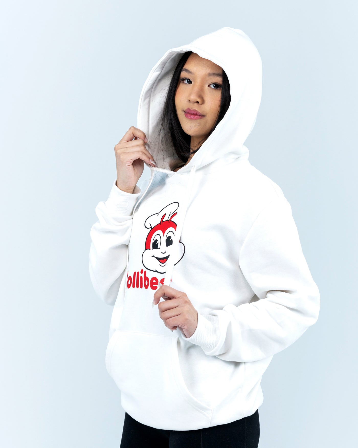 Jollibee Classic White Hoodie | Jolly Merch Shop